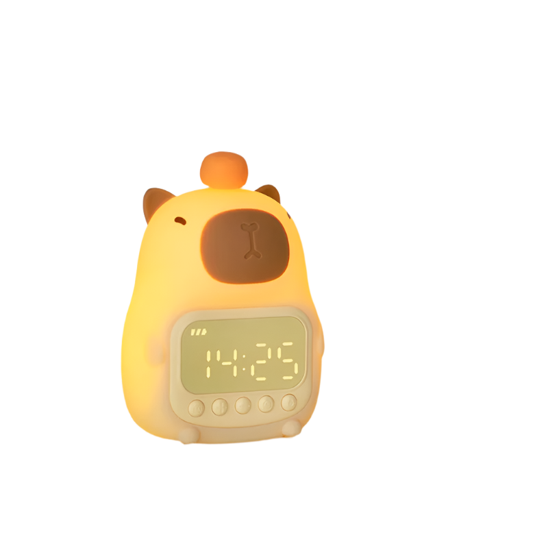 2 in 1 Capybara Clock and Night Light – Little Infants AU