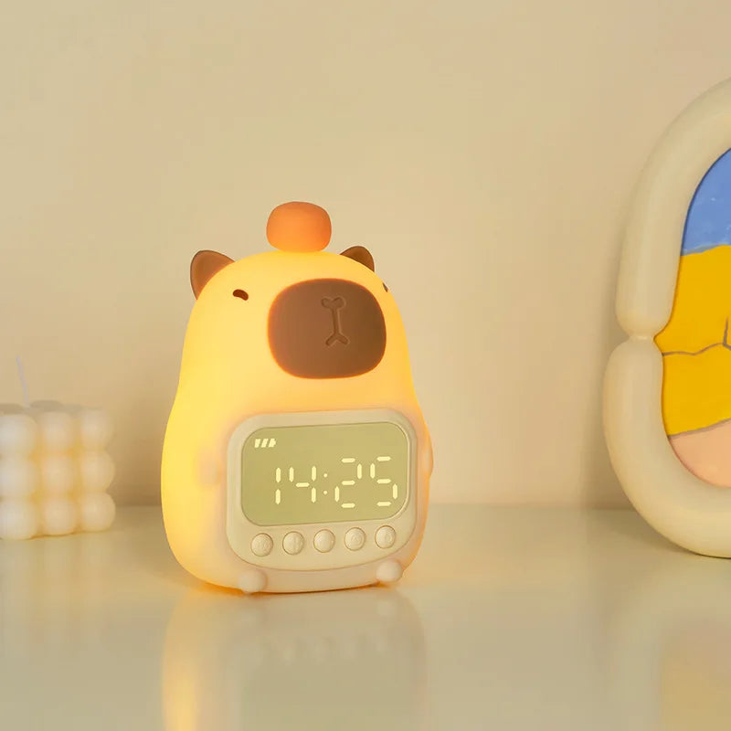 2 in 1 Capybara Clock and Night Light – Little Infants AU