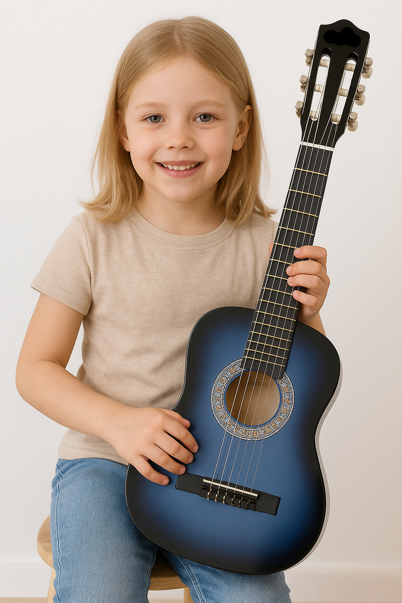 Classical Guitar Beginner Kids Gift Set 30 Inch Acoustic Nylon String ...
