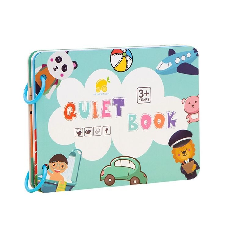 Kids Quiet Busy Book Activity Soft Pages Learning Sensory 1-4 Years ...