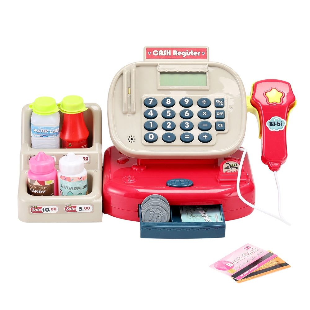 Kids Cash Register Calculator Pretend Play Set – Little Infants AU