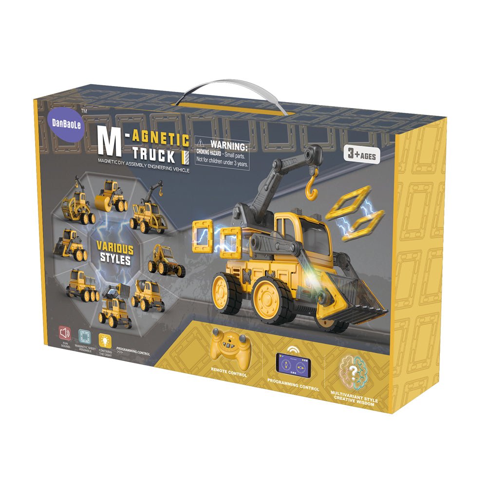 Magnetic Truck DIY Assembly Remote Control – Little Infants AU