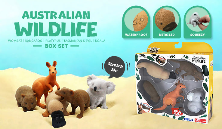 Stretchy Squishy Australian Wildlife Gift Set – Little Infants AU